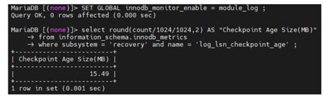 에스코어 Mariadb 서버 모니터링 및 성능 최적화 Innodb 리두 로그