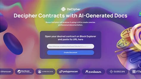 bunzz introduces decipher an ai powered tool for smart contract