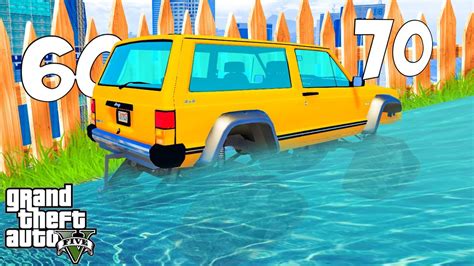 КАК ДАЛЕКО МАШИНА НА ГУСЕНИЦАХ СМОЖЕТ ПРОЕХАТЬ ПО ВОДЕ ЭКСПЕРИМЕНТЫ В ГТА 5 Youtube
