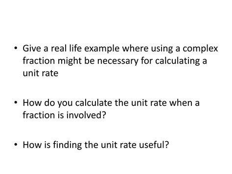 PPT Ratios Of Fractions And Their Unit Rate PowerPoint Presentation Free Download ID 2807457