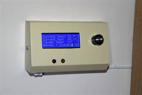 Home Thermostat With Arduino And Big Lcd Home Thermostat Arduino