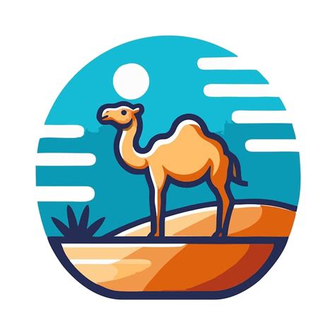 Premium Vector Camel Flat Vector Design