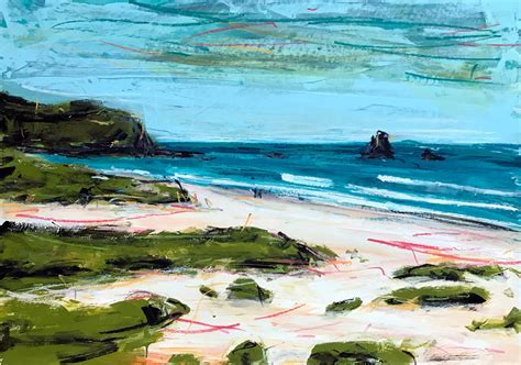 Sandfly Bay Dunedin Christian Nicolson Art