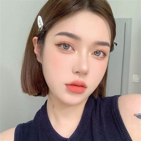 Pin By Mypp On การบันทึกอย่างรวดเร็ว Pretty Girl Face Short Hair