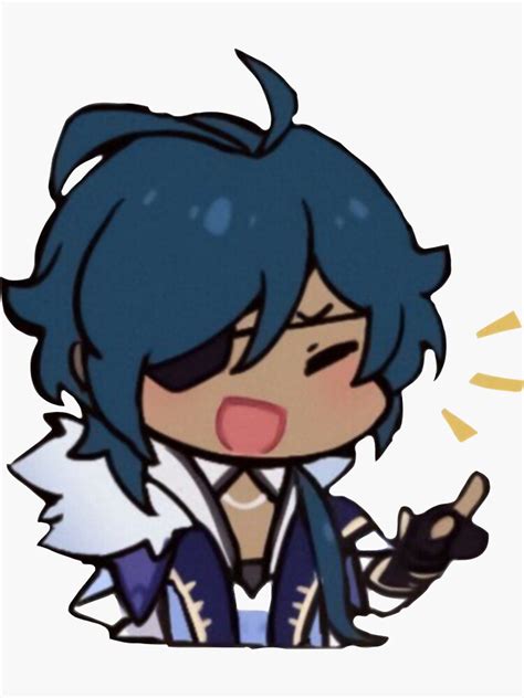 Chibi Kaeya Sticker By Modud Redbubble
