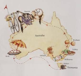 Possum Magic Map In 2023 Magic Birthday Possum Magic Christmas Decor Diy