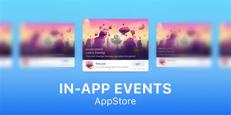In App Events Template Appstore Figma