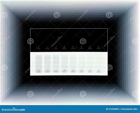 Monitor Test Stock Illustration Illustration Of Gray 31444895