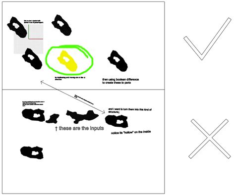 Boolean Union On Structure Of Extruded Cubes Failed Non Manifold Edges Page Rhino For