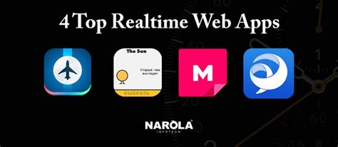 4 Top Realtime Web Apps Web App App App Development