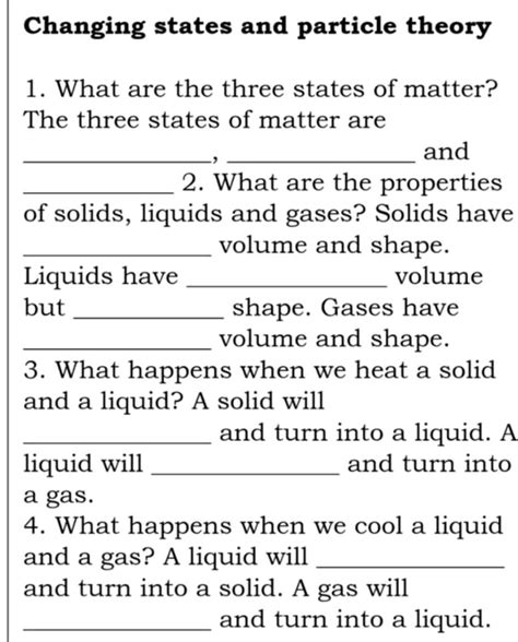Changing States And Particle Theory 1 What StudyX