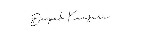 87 Deepak Kansara Name Signature Style Ideas Fine Autograph