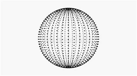 Loop Rotate Sphere Animation Cycle Yellow Dots On The Alpha