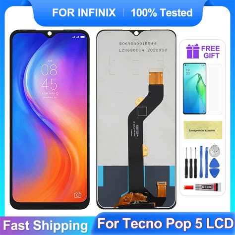 LCD For Tecno Pop 5 BD2 BD2p BD3 BD1 LCD Display Touch Screen Digitizer Replacement Shopee