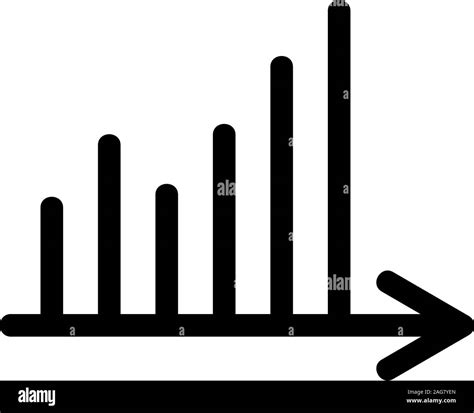Chart Icon Vector Isolated Contour Symbol Illustration Stock Vector