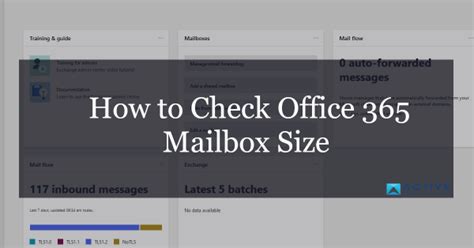 Check Office Mailbox Size Active Directory Pro