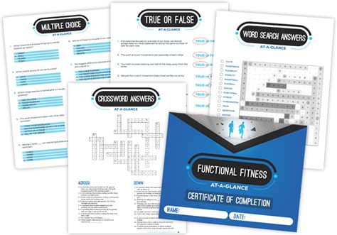 Functional Fitness At A Glance American Coaching Academy
