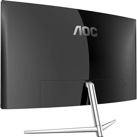 Best Buy AOC LED Curved FHD Monitor Black Silver C V Q