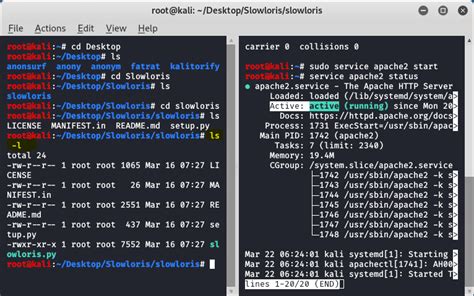 Slowloris Ddos Attack Tool In Kali Linux Geeksforgeeks