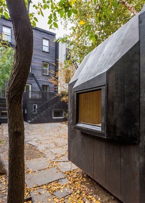 Architensions Clads Brooklyn Townhouse In Charred Wood