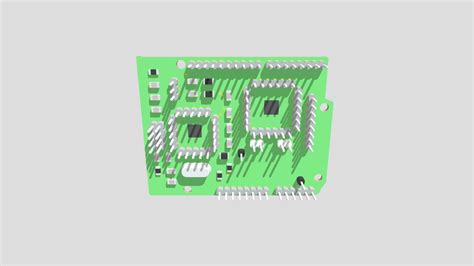 Mpu Nrf Arduino Shield Download Free 3d Model By Cartergmcveigh