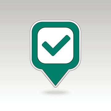 Check Pin Map Icon Map Pointermarkers Answer Yes Place Vector Answer
