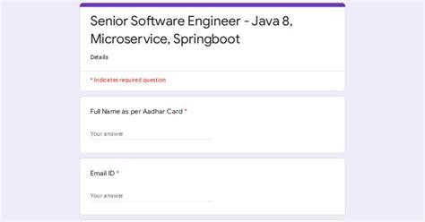 Shruti Sugandhi On Linkedin Senior Software Engineer Java 8