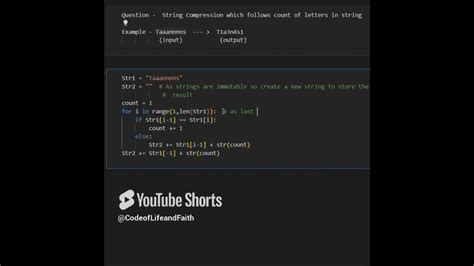 String Compression In Python Easyciding Youtube