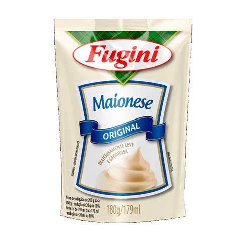 Maionese Fugini Sachê 180g Tradicional Supermercado Gavião Concept