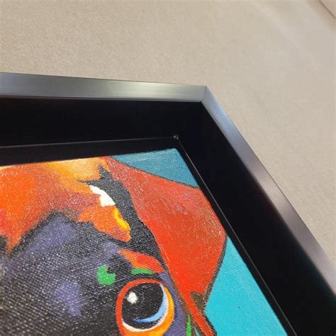 Camille Chatelain After Ron Burns Toby 1990s Oil On Canvas Framed Chairish