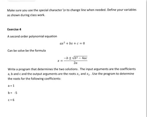 Solved Exercise 1 Find The Errors In Each Of The Following