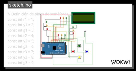 Semaforocompletoprueba Wokwi Esp32 Stm32 Arduino Simulator