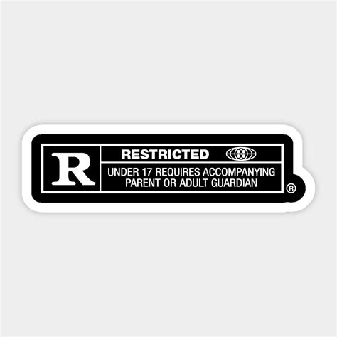 Rated R Warning By Chewbaccadoll Small Magnets Custom Magnets Custom Stickers