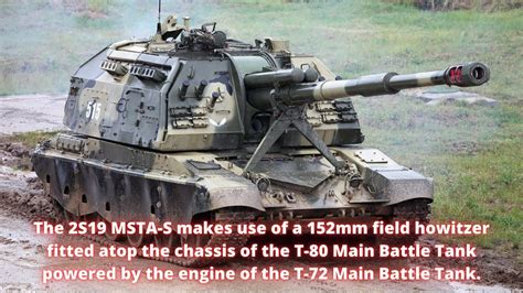 2s19 Msta Self Propelled Artillery Spa Vehicle Youtube