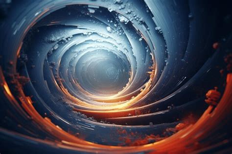 Premium Ai Image Surreal Abstraction Of Temporal Waves And Spatial