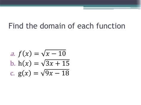 1 Lesson 6 Introduction To Radical Functions Pptx