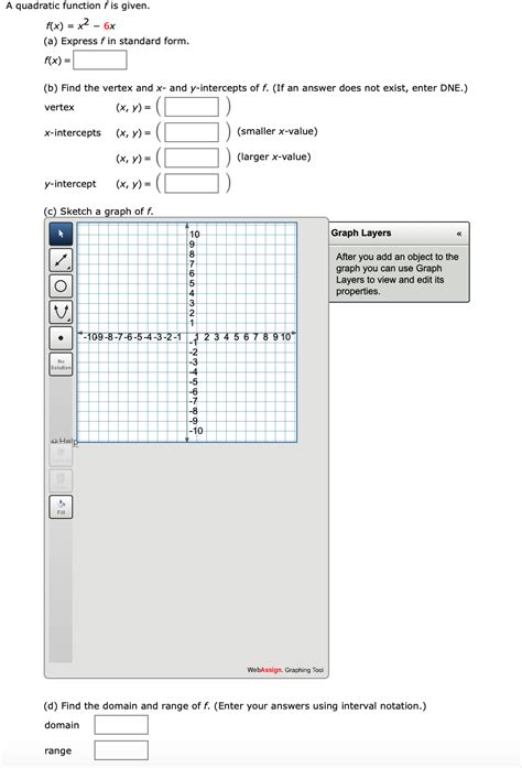 solved a quadratic function f is given f x x2 6x a