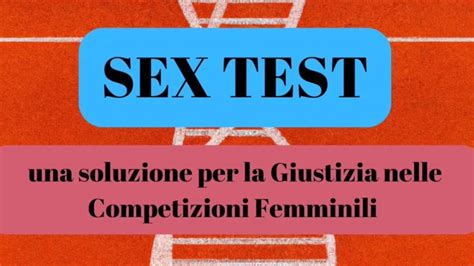 Sex Test Confederazione Delle Associazioni Dei Diplomati Isef