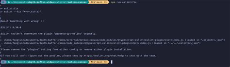 Eslint Conflict In Submodule · Issue 797 · Motion Canvasmotion Canvas · Github