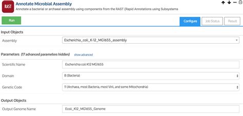 Narrative Quick Start Kbase Documentation