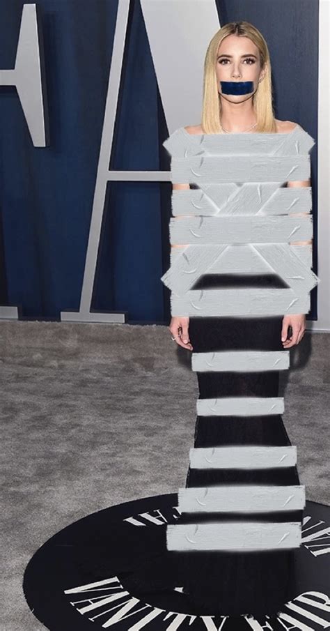 Emma Roberts Duct Tape Bound And Gagged By Icde23 On Deviantart