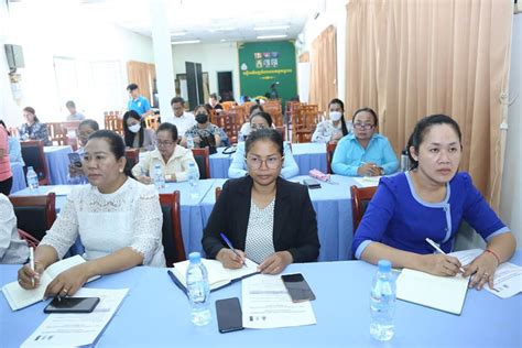 វគ្គបណ្ដុះបណ្ដាលស្ដីពី ការលើកកម្ពស់ភាពជាអ្នកដឹកនាំស្រ្តីឆ្នើម ក្នុងវិស័យទឹកស្អាត និងអនាម័យ