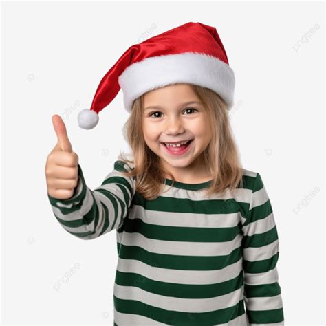 손가락으로 크리스마스를 축하하는 어린 소녀 긍정적인 느낌 가리키는 가리키는 손가락 Png 일러스트 및 이미지 에 대한 무료 다운로드 Pngtree