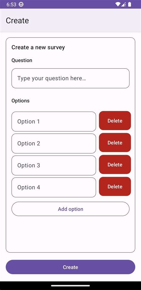 Github Itszechstakesurveyandroid An Simple Survey App That Allows You To Create And Share