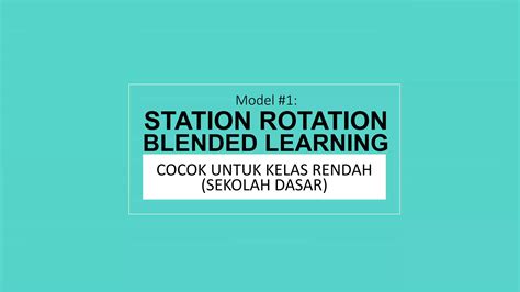 Blended Learning Station Rotation Model Pdf
