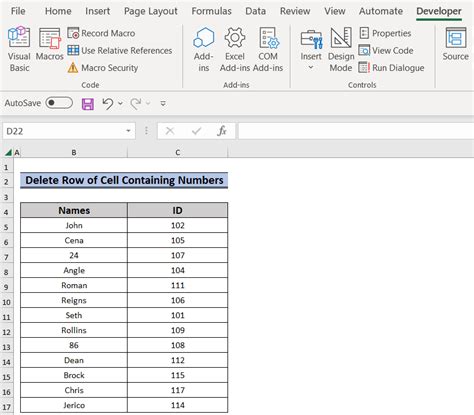 Excel Macro To Delete Row If Cell Value Is Zero Catalog Library