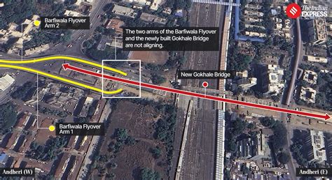 Gokhale Bridge Flyover Misalignment Both Structures To Be Aligned In Phase 2 Work Of Project