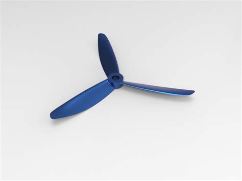 3d File Tri Blade Propeller 5045 ・3d Print Object To Download・cults