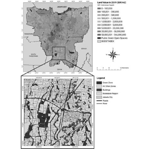 1 The Distribution Of Scarce And Uneven Public Green Spaces On