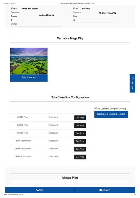 Ppt Tata Carnatica Devanahalli Bangalore Location Price Powerpoint Presentation Id